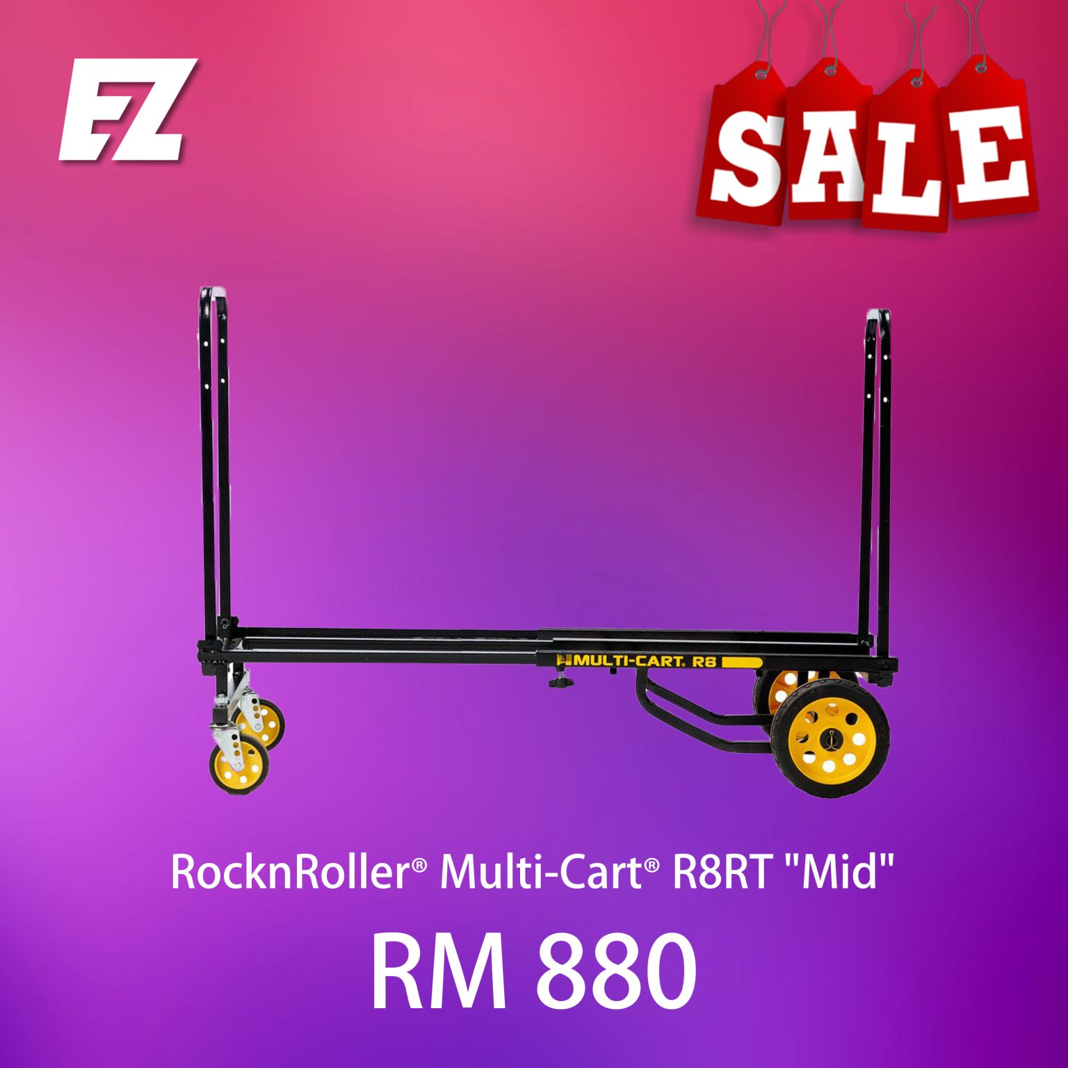 RocknRoller® Multi-Cart® R8RT “Mid” – EZ Film Store